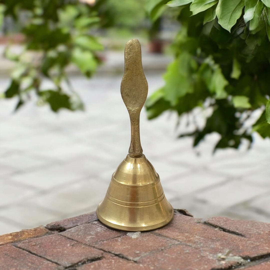Brass Garuda Pooja Bell – Handcrafted Temple & Ritual Ghanti – Timeshopee